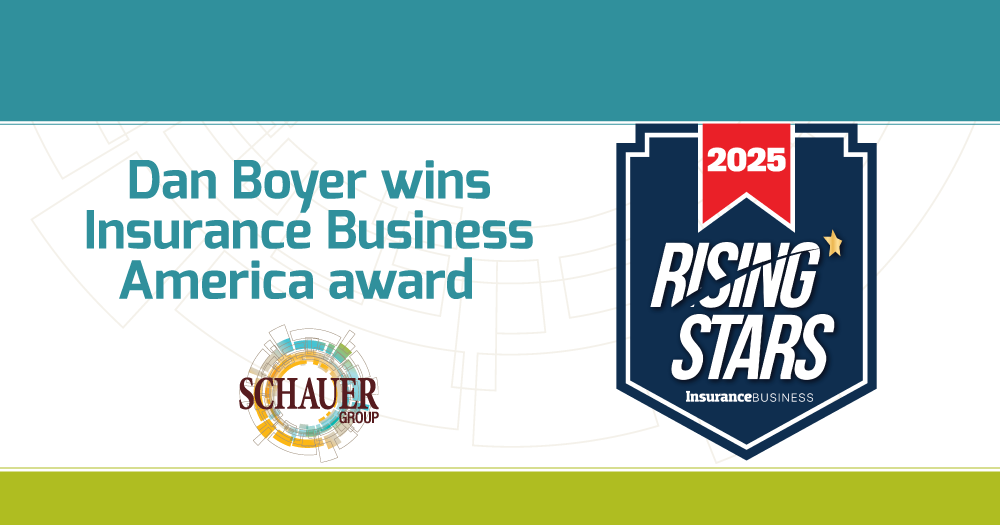 Dan Boyer wins Insurance Business America award | Schauer Group Risk ...